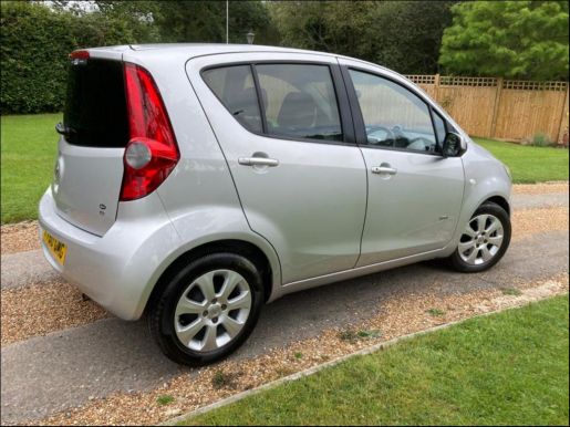 Used VAUXHALL AGILA 1.2 DESIGN A/C 38600 MILES, STEEL SILVER / GREY, 1. ...